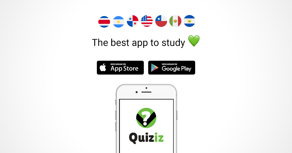 Quiziz. The best app to study 💚